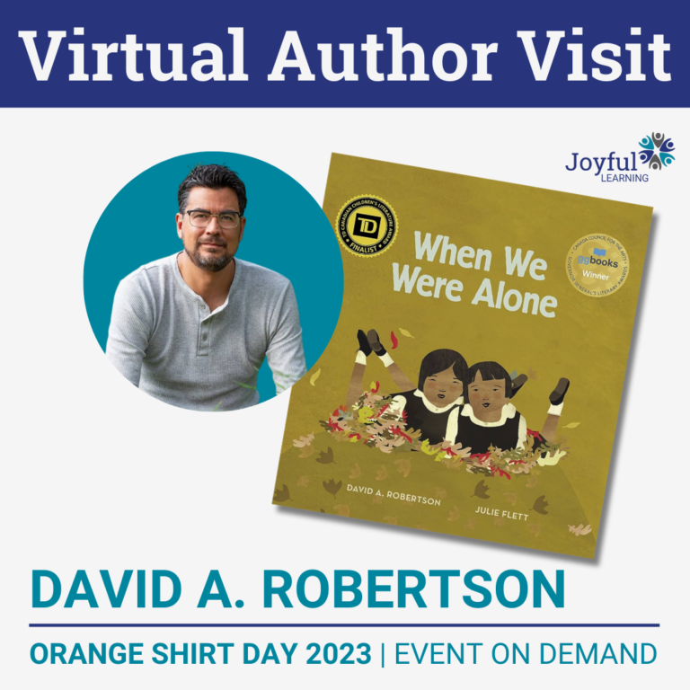 Author Visit - Orange Shirt Day 2023 | David A. Robertson - Joyful ...